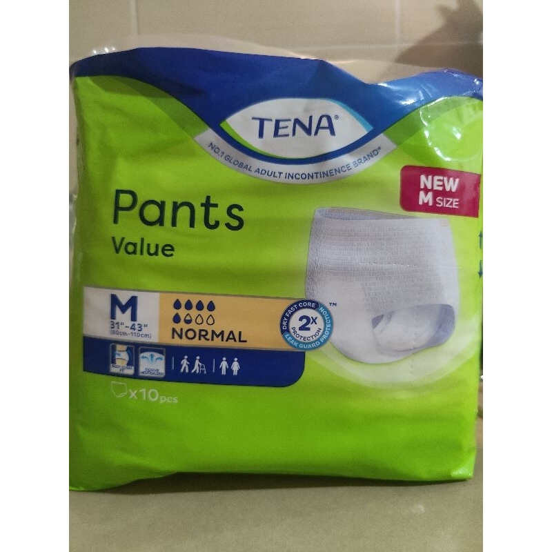 TENA ADULT PANTS VALUE M10PCS (80CM-110CM) | Shopee Malaysia