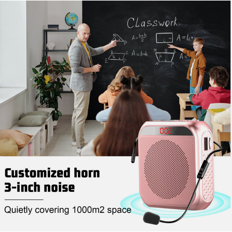 K500Portable Bluetooth Loud Speaker Mini Voice Amplifier Microphone for ...