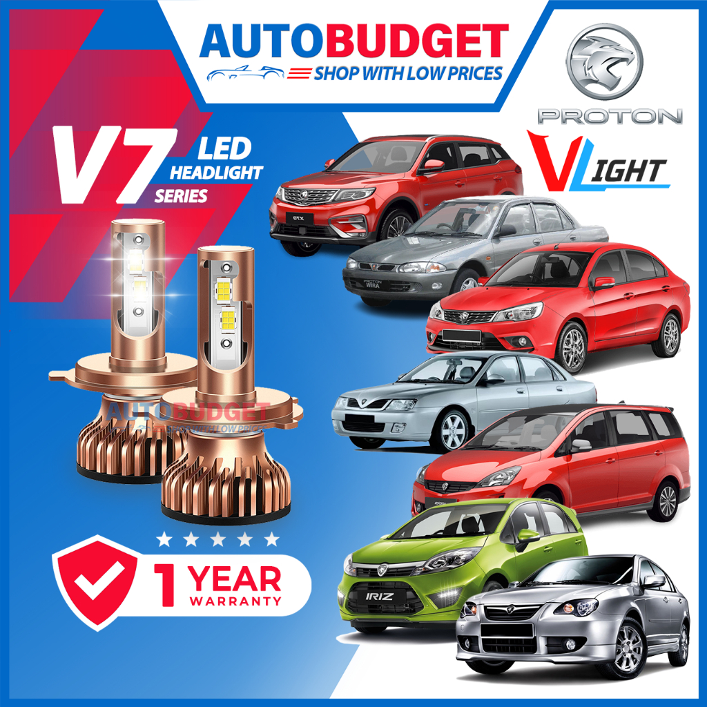 [PROTON] Premium Car LED Headlight Proton Saga FLX VVT Persona Preve ...