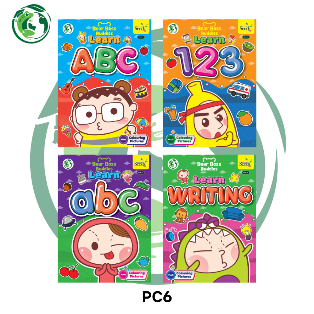 TOAD BOOK : BEAR BOSS BUDDIES ( PC 6 ) | Shopee Malaysia