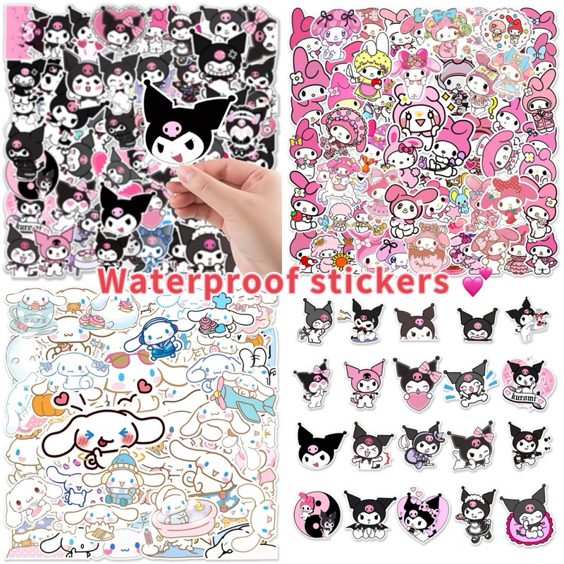 Kuromi stickers waterproof vinyl stickers girl cute label stickers ...