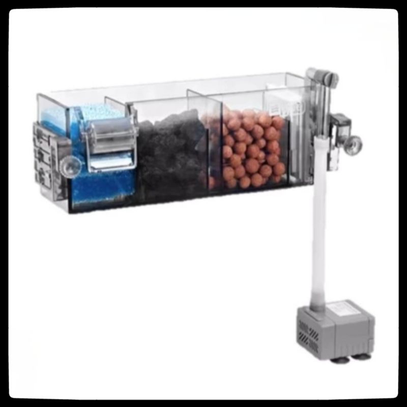 Yee Aquarium Top Filter Box Media filter box External filter with water ...