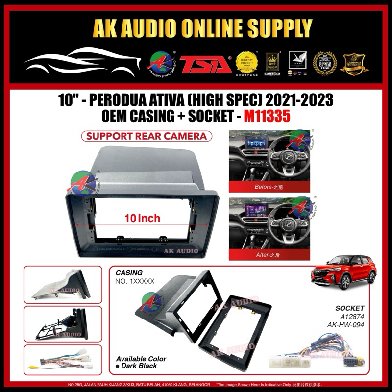 Perodua Ativa 2021 - 2024 [ High Spec Support Original Reverse Camera ...