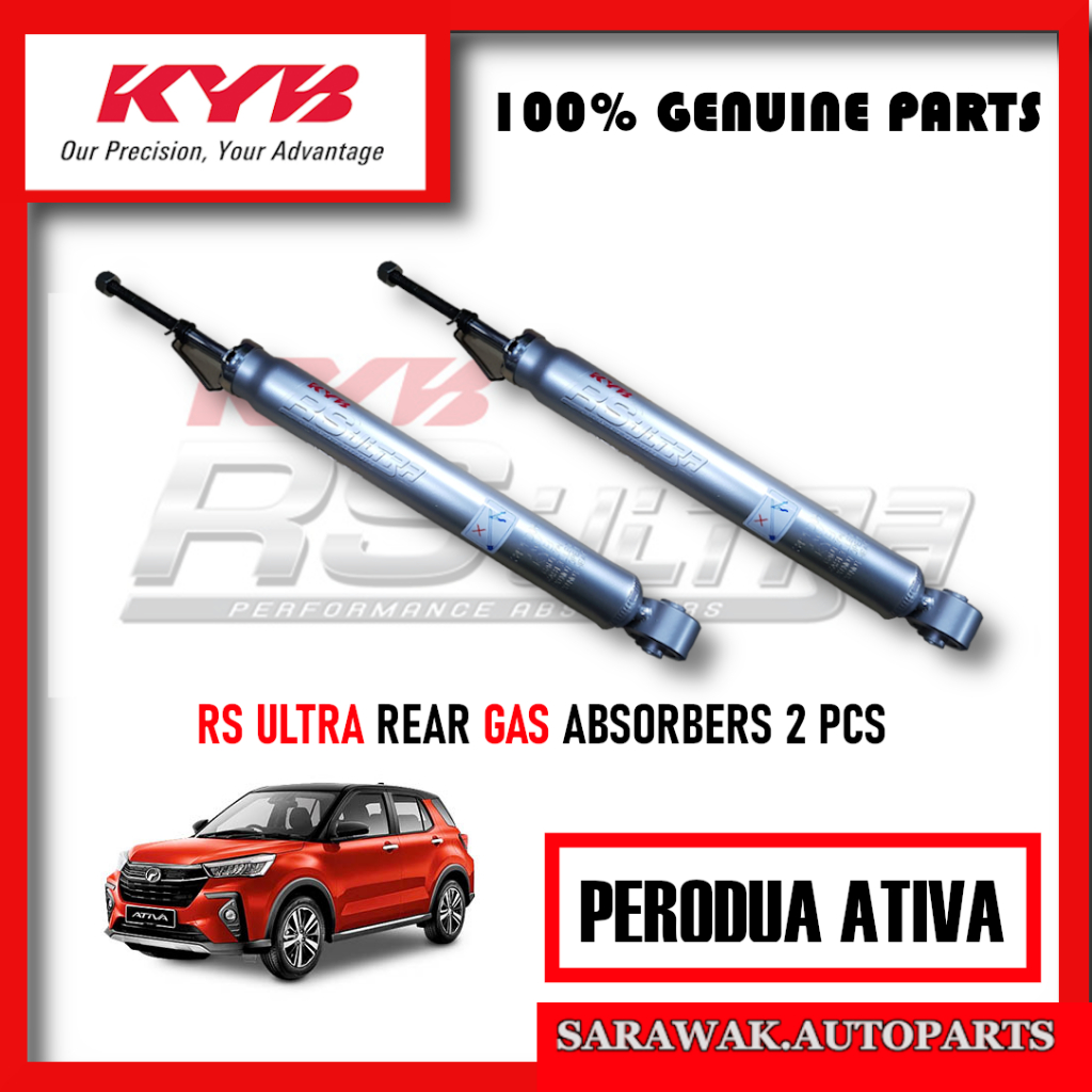 KYB RS Ultra Perodua Ativa Rear Gas Absorber 2 pcs | Shopee Malaysia