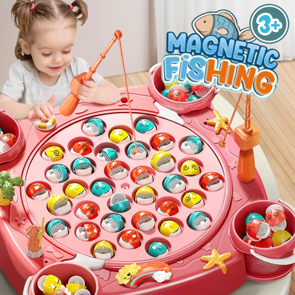 Let's Go Fishing Game Mini Family Board Game Catch Bait Fish Speed ...