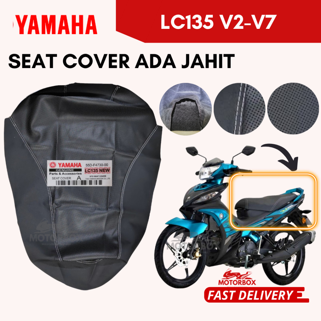 YAMAHA LC2 LC135 BARU SEAT COVER A CLASS - LC NEW V2 V3 V4 V5 V6 V7 ...