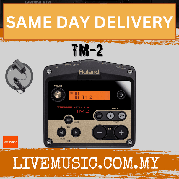 Roland TM-2 ACOUSTIC DRUM Trigger Module (TM2) | Shopee Malaysia