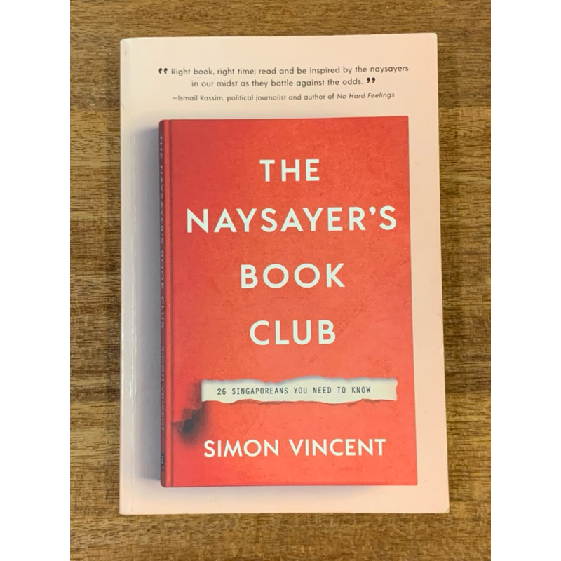 THE NAYSAYER’S BOOK CLUB 26 SINGAPOREANS YOU NEED TO KNOW book by SIMON VINCENT | Shopee Malaysia