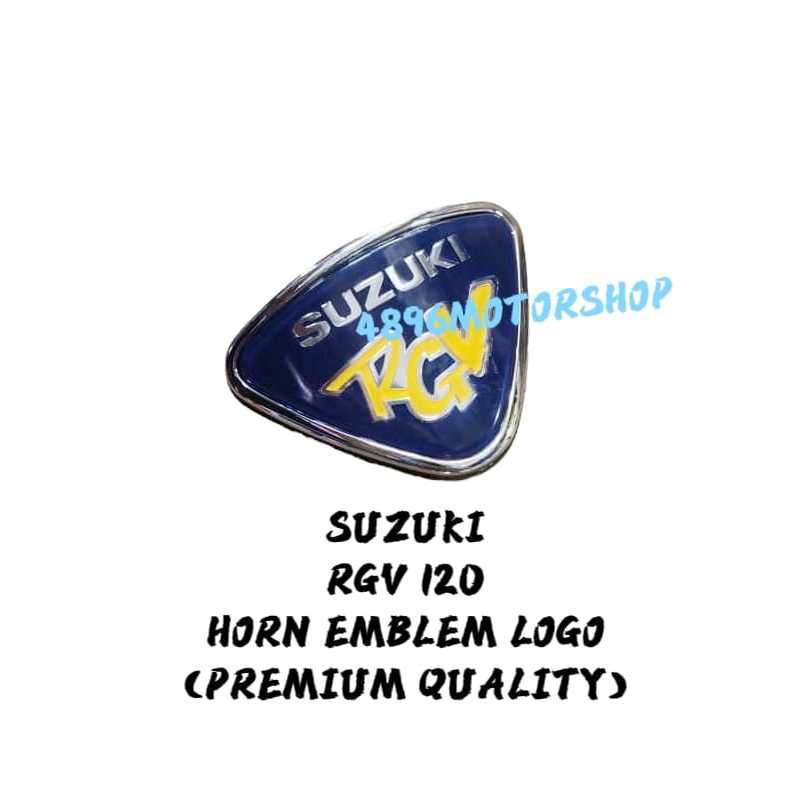SUZUKI RGV120 RGV 120 HORN EMBLEM LOGO ( TIMBUL ) FRONT FORK LOGO ...