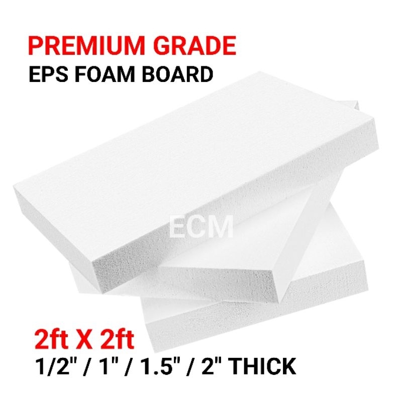 PREMIUM GRADE ! 60CM X 60CM (1/2" - 2" THK) HIGH DENSITY EXPANDED ...