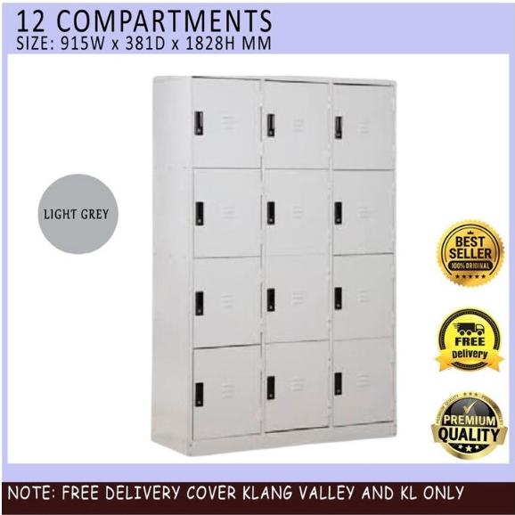 3/6/9/12/15/18 Compartments Steel Locker | Locker Storage | Steel ...