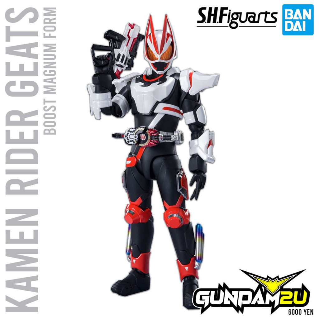 BANDAI SHF Kamen Rider Geats Magnum Boost Form - S.H.Figuarts Masked Rider Geats Action Figure ...