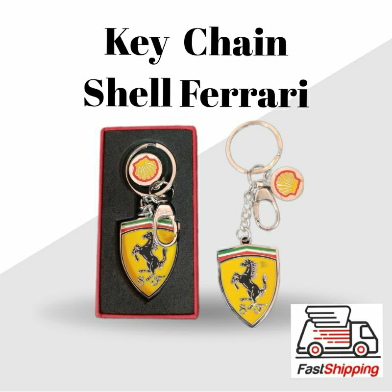 KeyChain Key Chain Shell Ferrari 👉Limited Stock👈 🔥Fast Shipping🔥 ...