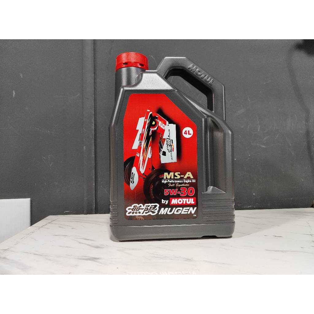 100% ORIGINAL MUGEN BY MOTUL MS-A 5W30 Engine Oil 4 Litre Minyak Hitam ...
