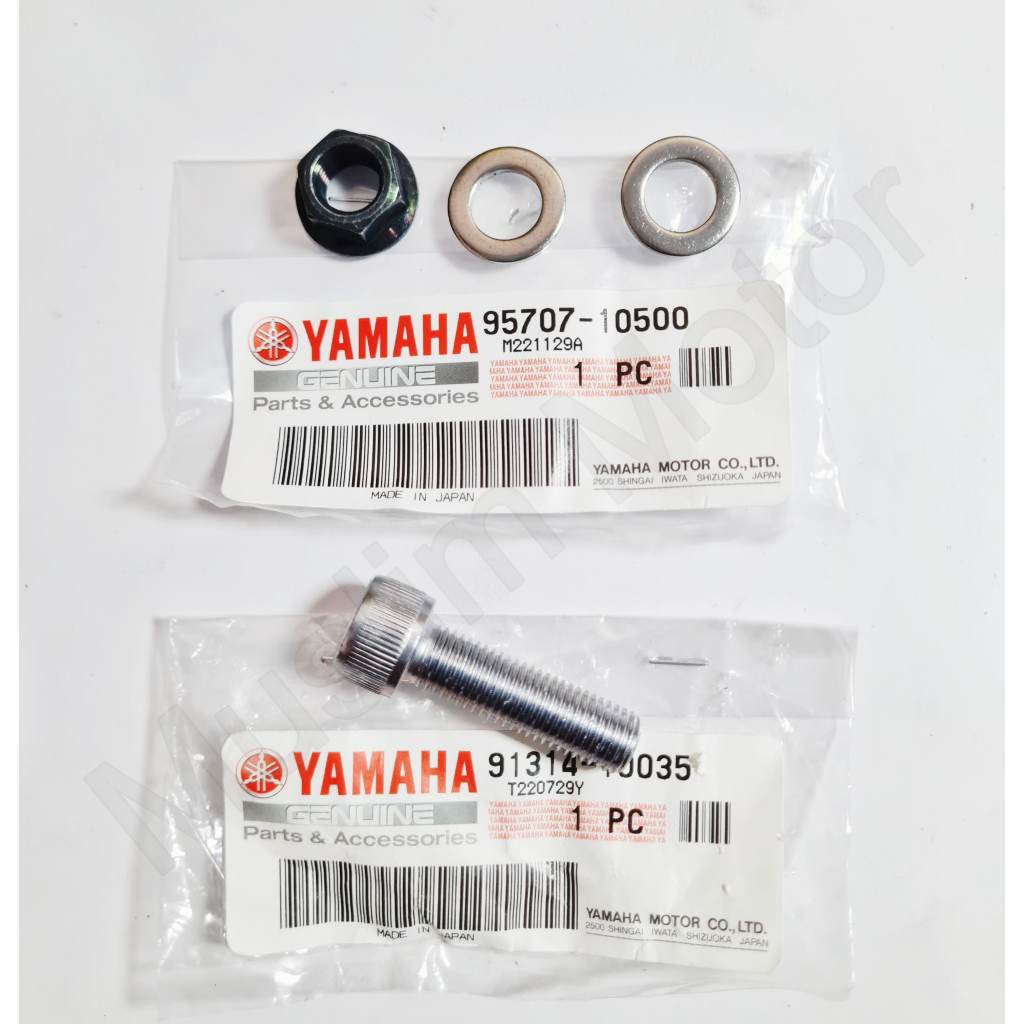 💯% ORIGINAL YAMAHA RXZ MUFFLER BOLT EXHAUST SCREW ALLENKEY NUT WASHER ...