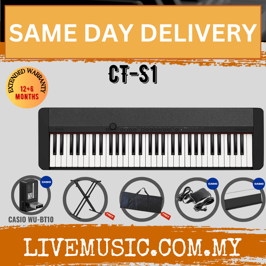 *SAME DAY DELIVERY* Casio CTS1 61-key Portable Keyboard w/Keyboard ...