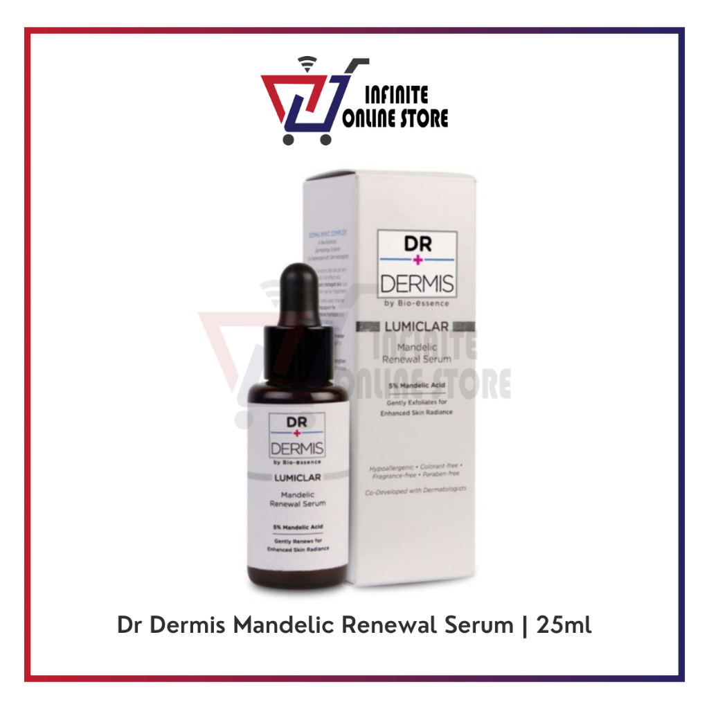 DR. DERMIS Lumiclar Mandelic Renewal Serum (25ml) | Shopee Malaysia
