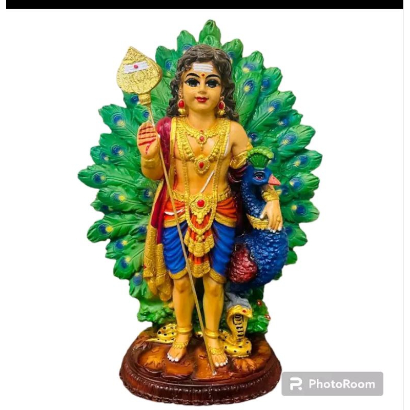 🦚 Murugan With Mayil 🦚 1 feet Marble Statue | Shopee Malaysia