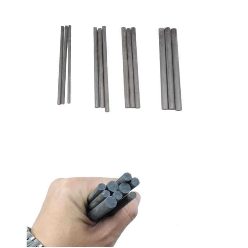 Fishing Rod Repair Kit Carbon solid Fiber Sticks for Broken Fishing ...