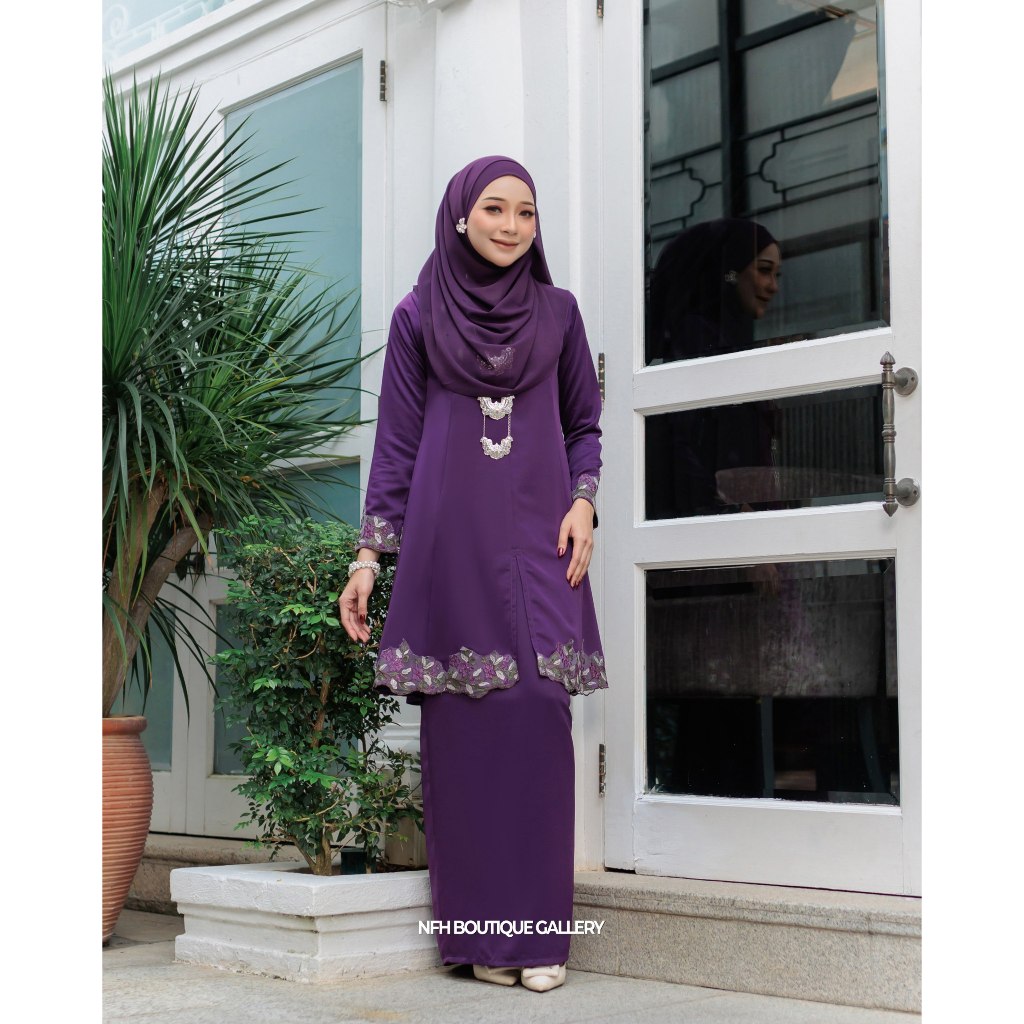 Baju Kurung by NFH Boutique Gallery DELLA ARISA Raya 2024 Dress ...