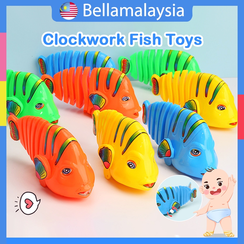 Bella 1PCS Cute Wind Up Fish Kids Educational Toy Clockwork Walking ...