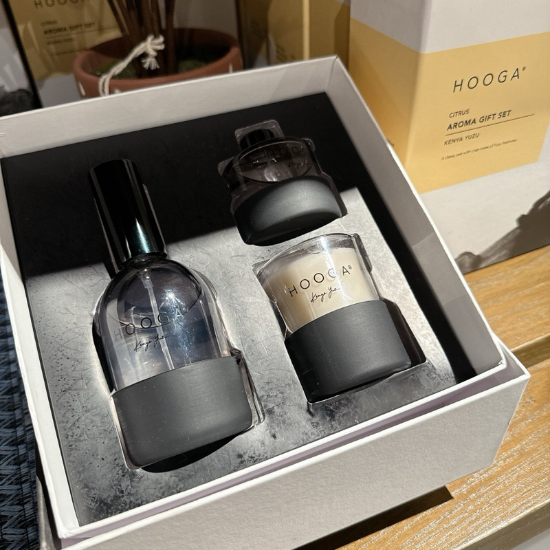 Hooga Aroma Diffuser Gift Set Fragrance Room Spray White Tea Ginger ...
