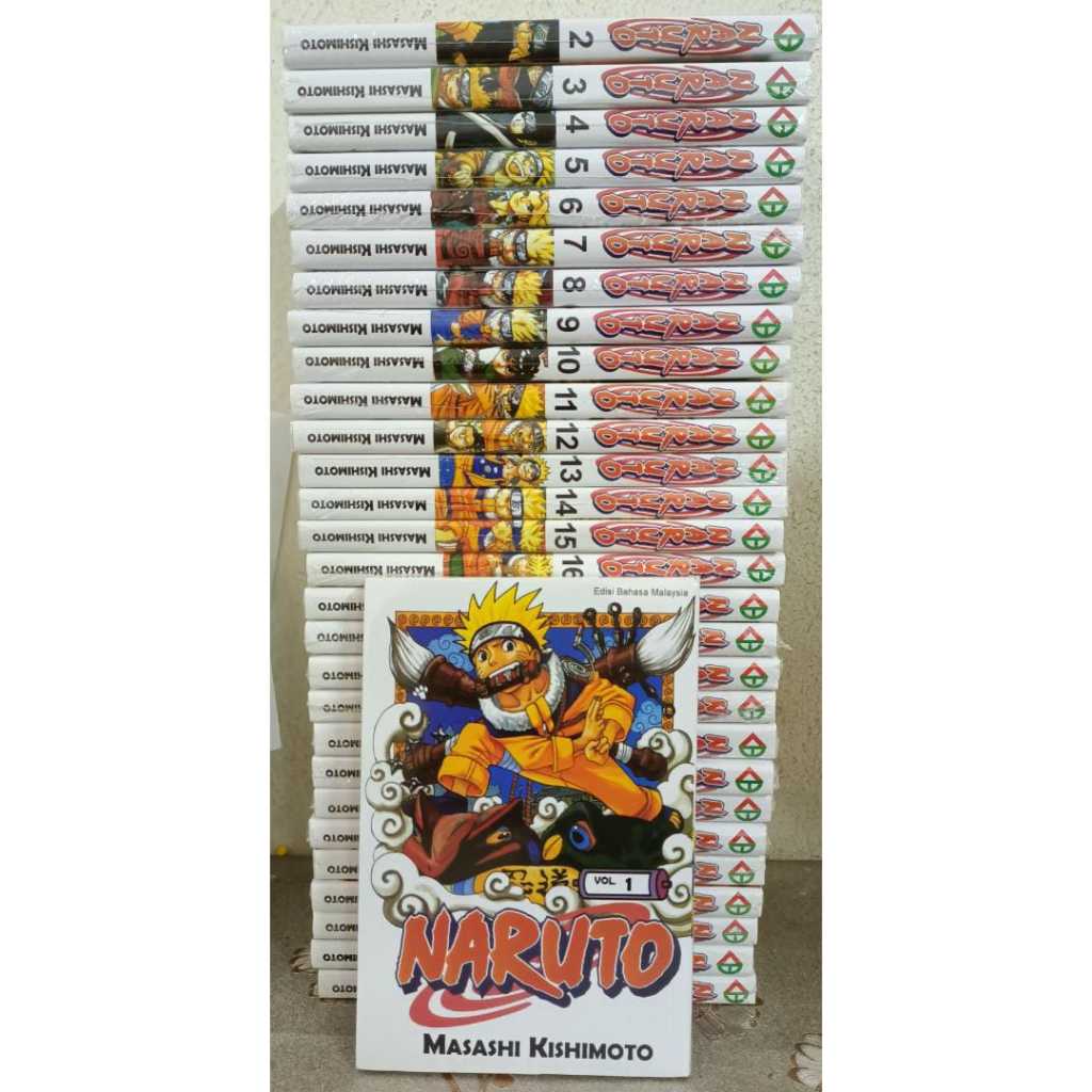 NARUTO (KOMIK BAHASA MALAYSIA) VOL 1-72 TAMAT (SET) | Shopee Malaysia