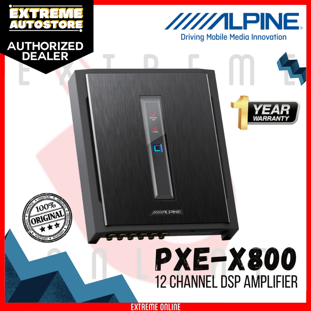 Alpine PXE-X800 12-Channel Digital Signal Processor with Amplifier | Shopee Malaysia