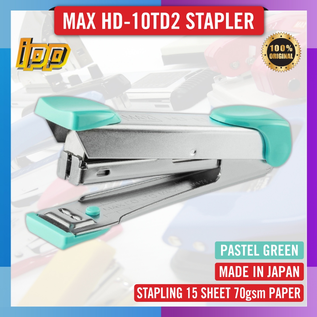 Max Stapler HD-10TD2 - Pastel Colour - Original Made in Japan | Shopee ...
