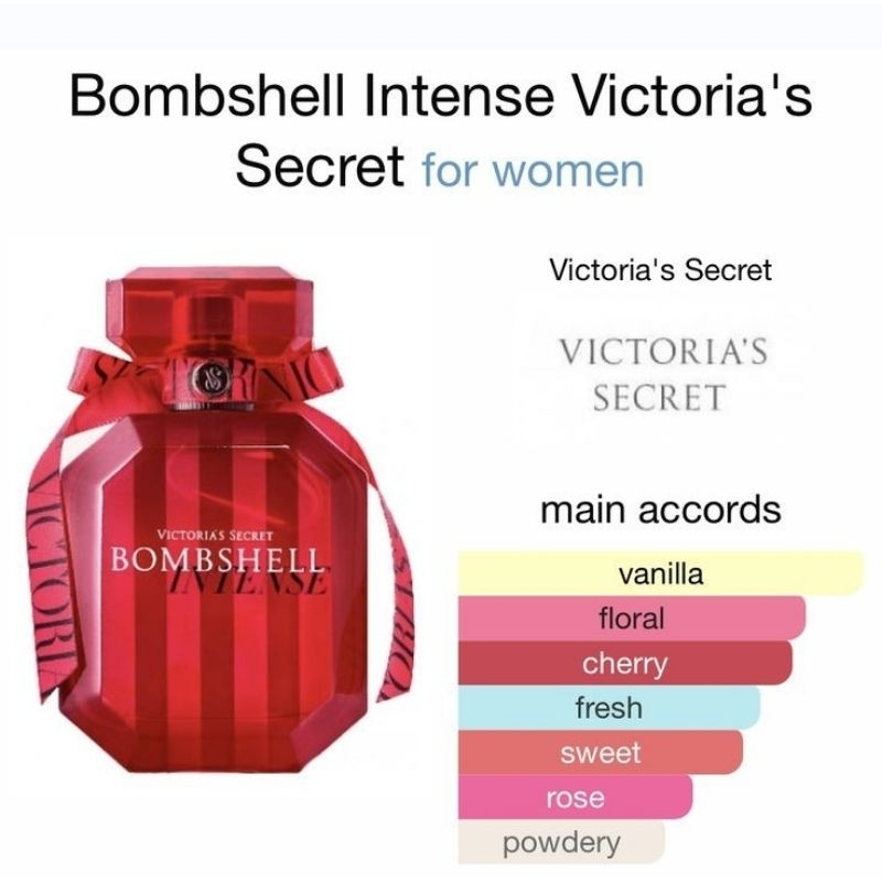 VICTORIA'S SECRET BOMBSHELL INTENSE PERFUME FOR WOMEN | Shopee Malaysia