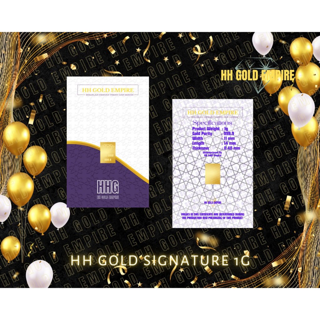 999.9 (1G) HH GOLD SIGNATURE EDITION 2024 | Shopee Malaysia