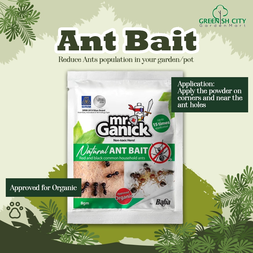 GNC Baba Organic Ubat Semut Berkesan Ant Killer Powder Pest Control ...