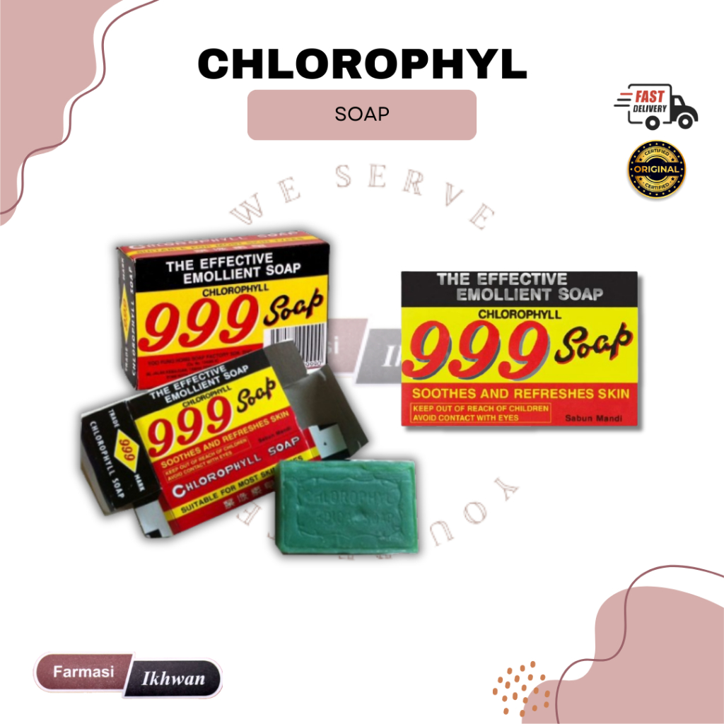 Chlorophyll 999 Soap for Soothes and Refreshes Skin | Shopee Malaysia