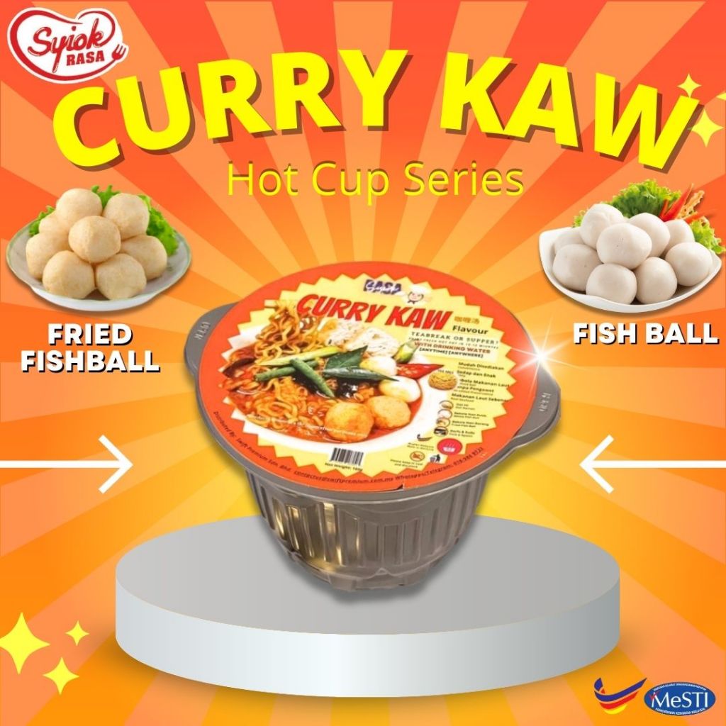 Syiok Rasa [Muslim Product] Curry Kaw Self-Heating Hotcup - 160g ...