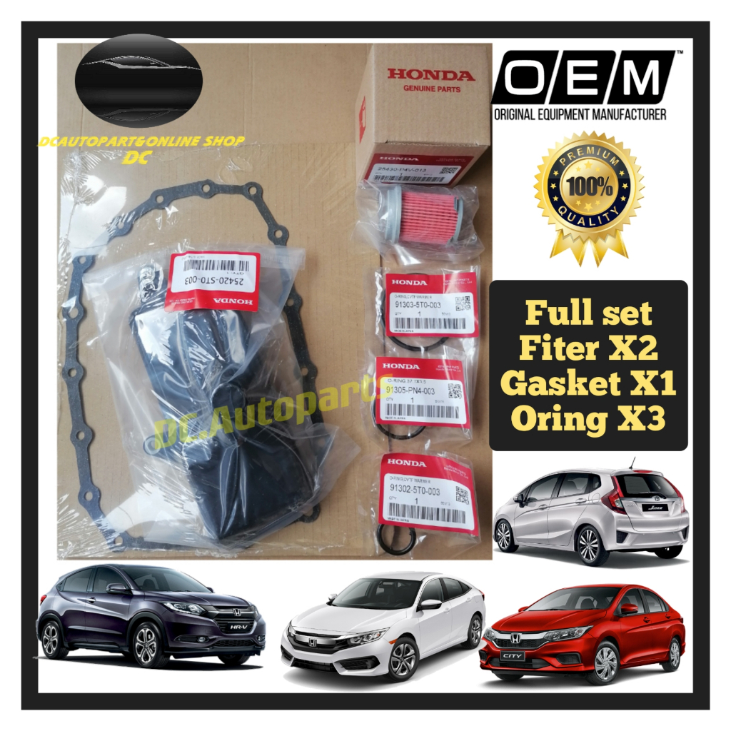 AUTO FILTER SET HONDA CITY 2014 GM6 T9A HR-V T7A HRV BR-V JAZZ T5A ...