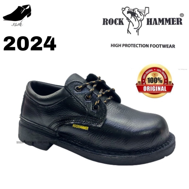 Original New design 2024 Rock Hammer Safety Boot High Cut Leather Safety Boot 999 | Shopee Malaysia