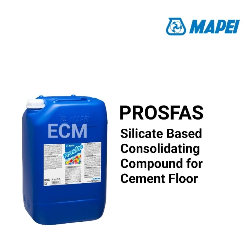 MAPEI PROSFAS (25KG) Solvent-free silicate based consolidating compound for cementitious ...