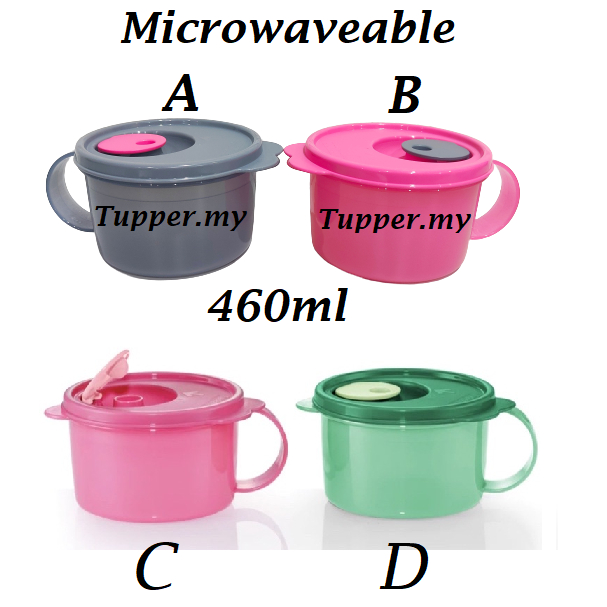 *1pc*Tupperware Crystalwave Soup Mug 460ml Gen II Cawan Sup porridge ...