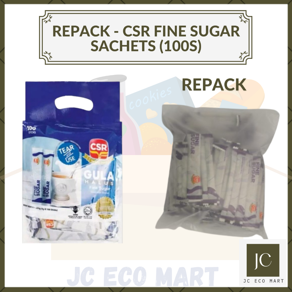 Pek Jimat Gula CSR dalam Pek Kecil (200 / 100 unit) | CSR Sugar Sachet ...