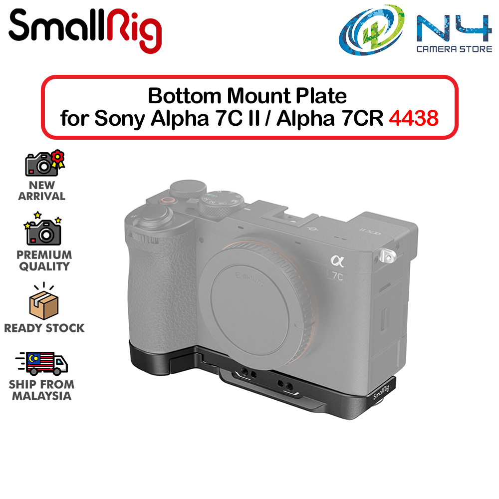 SmallRig Bottom Mount Plate for Sony Alpha 7C II & Alpha 7CR 4438 ...