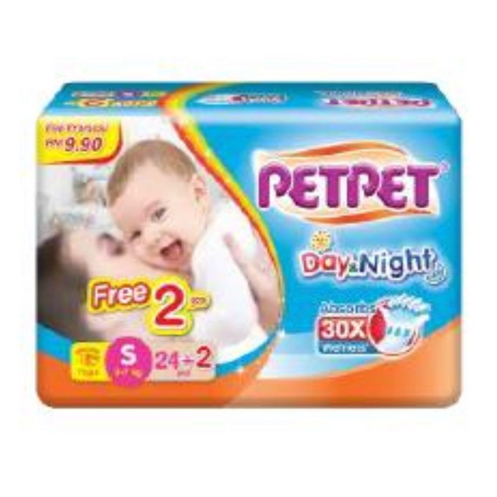 PetPet Day&Night Tape - Regular Pack (RP) (S 24+2s/M 20+2s/L18+2s/XL 14 ...