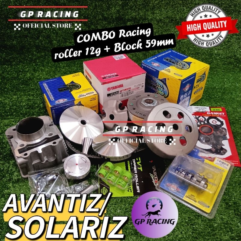 Combo Racing EGO Solariz Avantiz block 59mm + Roller 12g Taikom ESPADA ...