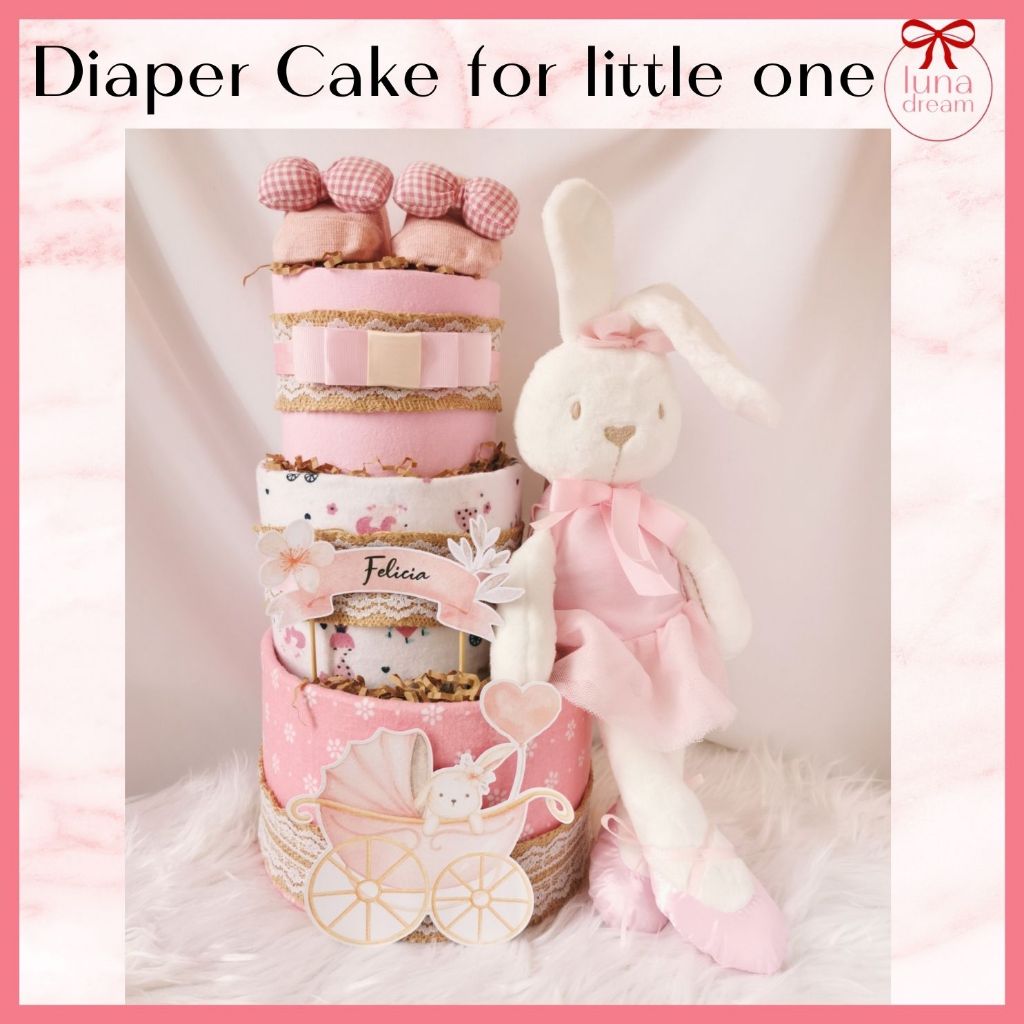 Luna Dream Baby Gift Diaper Cake Hamper | Shopee Malaysia