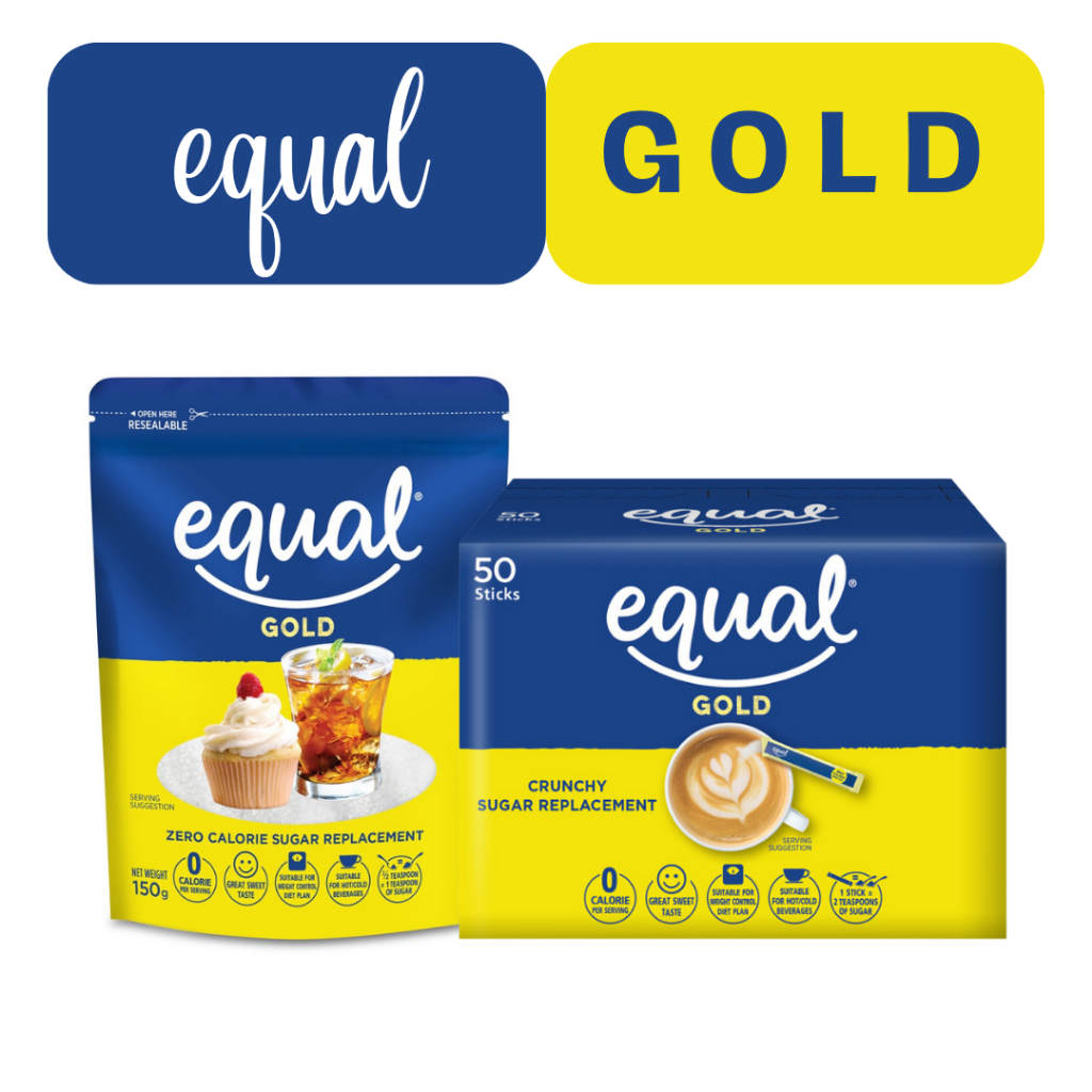 EQUAL Gold (Zero Calorie Sugar Replacement) 50's / 150g | Shopee Malaysia