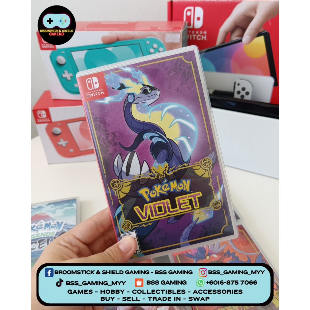 [USED] Nintendo Switch Game - Pokemon Violet | Shopee Malaysia