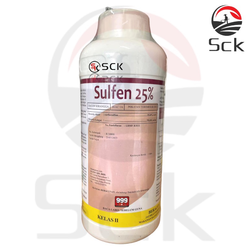 SULFEN 25% 1Liter/Racun Serangga Thrips/Furadan air/kenfudan air ...