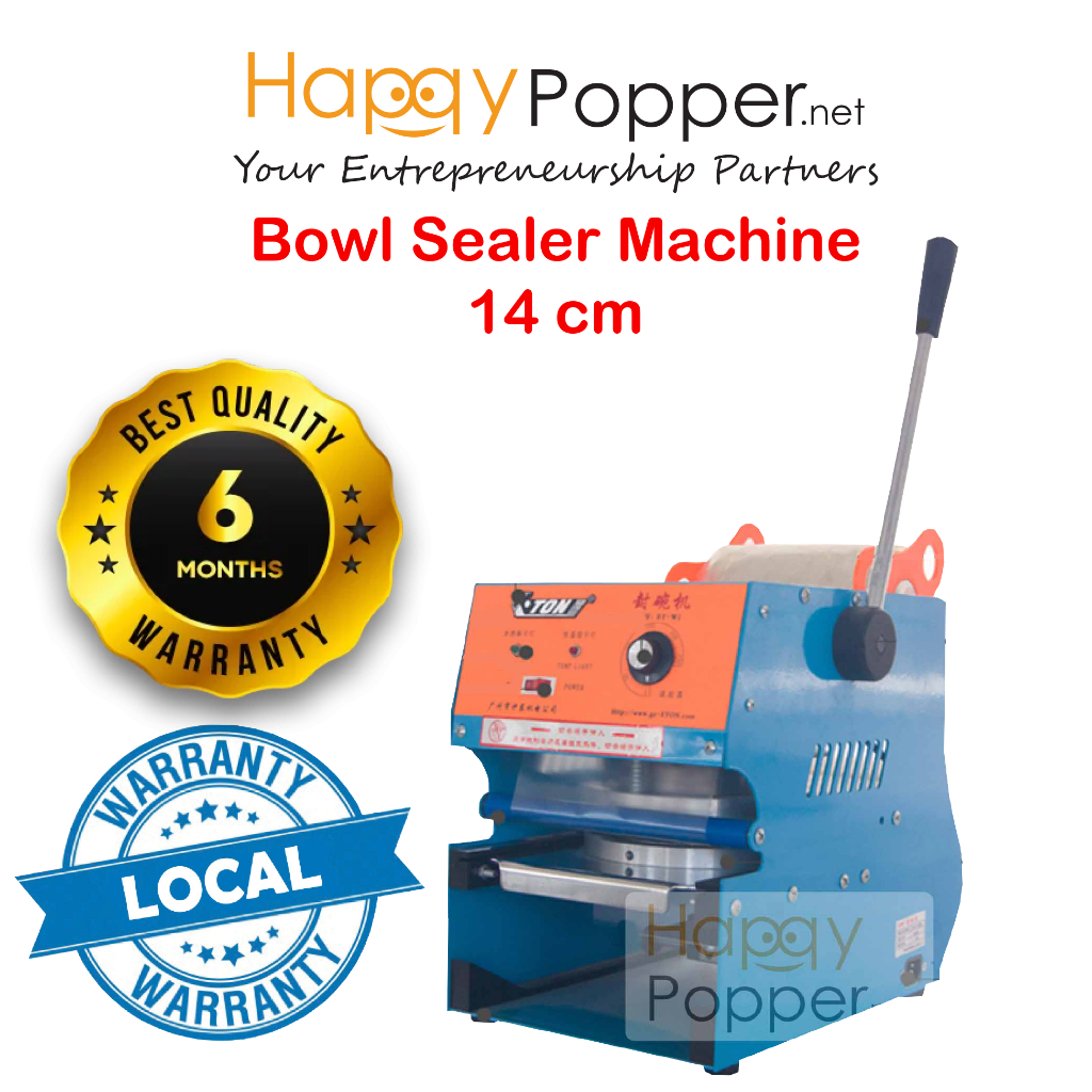 !! OFFER NOW !! Happypopper Commercial Big Cup Bowl Sealer Machine 14cm ...