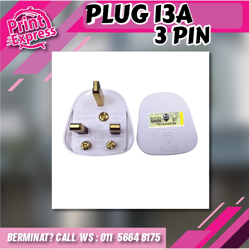 ADD ON PRODUCT FOR SPOTLIGHT SIGNBOARD l Plug 13A 3Pin, 100% Pure Full ...