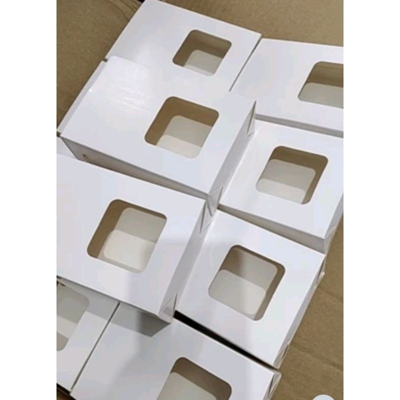 KOTAK DOORGIFT PLAIN 20 PCS 100PCS KOTAK COOKIES / WEDDING BOX READY ...