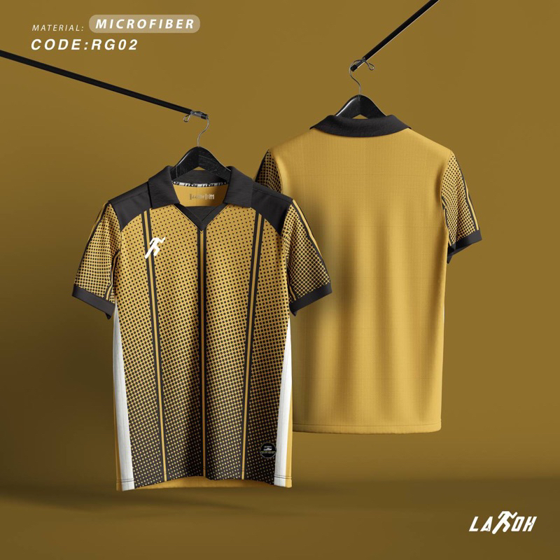 🔥HOT DESIGN MICROFIBRE JERSEY🔥LAKOH SPORT / NECK RETRO / JERSI FUTSAL ...